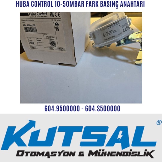 604.9500000 HUBA CONTROL / BASINÇ ANAHTARI 10-50MBAR - KUTSAL ...
